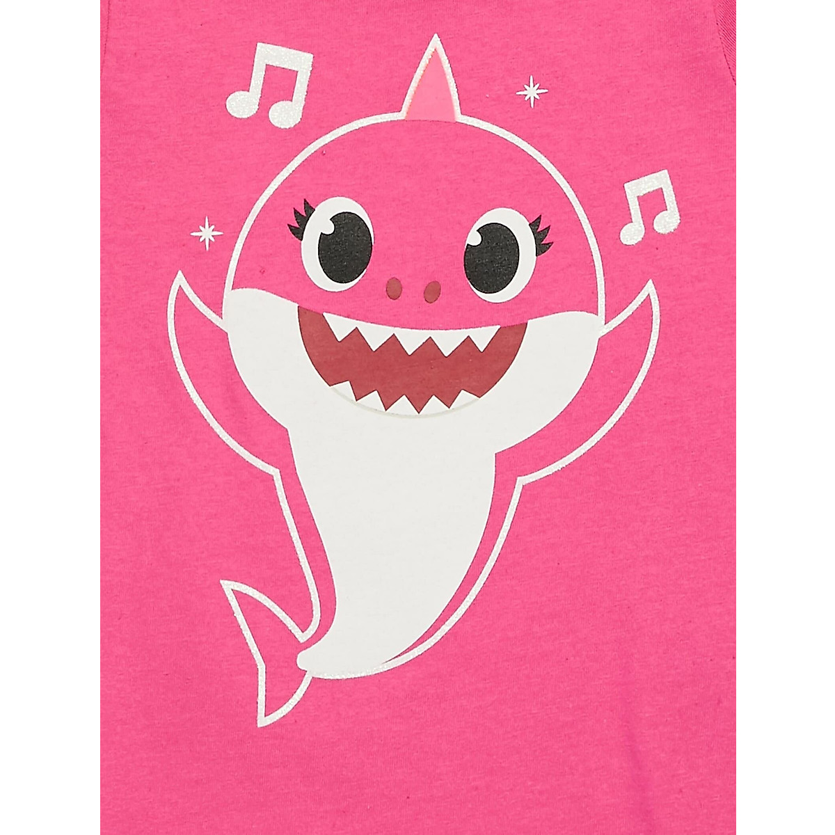 Pinkfong Baby Shark Toddler Girls 3 Pack T-Shirts Pink/Yellow/Blue 3T