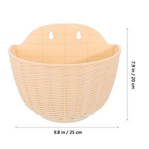 Happyyami 1 Pc Flowerpot Plastic Flower Pot Hanging Planter Orchid Planter pots Ceramic Plant Pot Garden Wall Flower Pot Patio Hanging Plant Pot Creative Flower Pot Wall-Mounted Potted Juicy