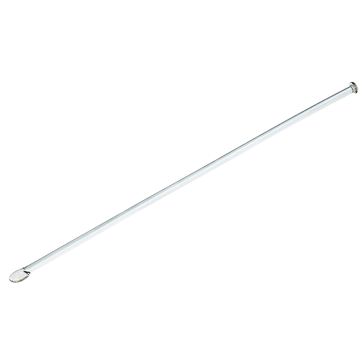 EISCO 10PK Glass Stirring Rods, 11.8" - Spade & Button Ends, 6mm Diameter - Excellent for Laboratory or Home Use - Borosilicate 3.3 Glass