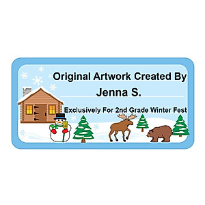Winter Nametag/Labels