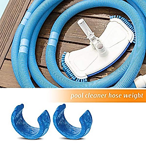 Mudder Pool Hose Weight Replacement Universal Pool Cleaner Hose Weight Compatible with Baracuda W83247, X70105 Pentair Kreepy Krauly K12054 K12454 (4 Pcs)