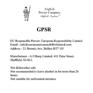 English Pewter Company 6oz Traditional Plain Pewter Liquor Hip Flask [SF435]