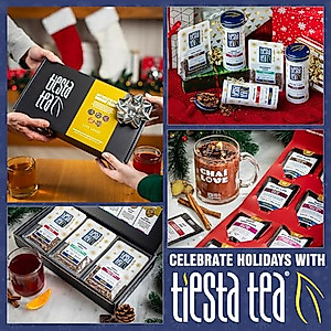 Tiesta Tea - Iced Tea Sampler Dry Flight Set | Loose Leaf | High to No Caffeine | Makes Cold Brew Iced Drink | Assorted Brew Sets with Herbal, Black, Fruit Blends & More | 8 Resealable Sample Pouches