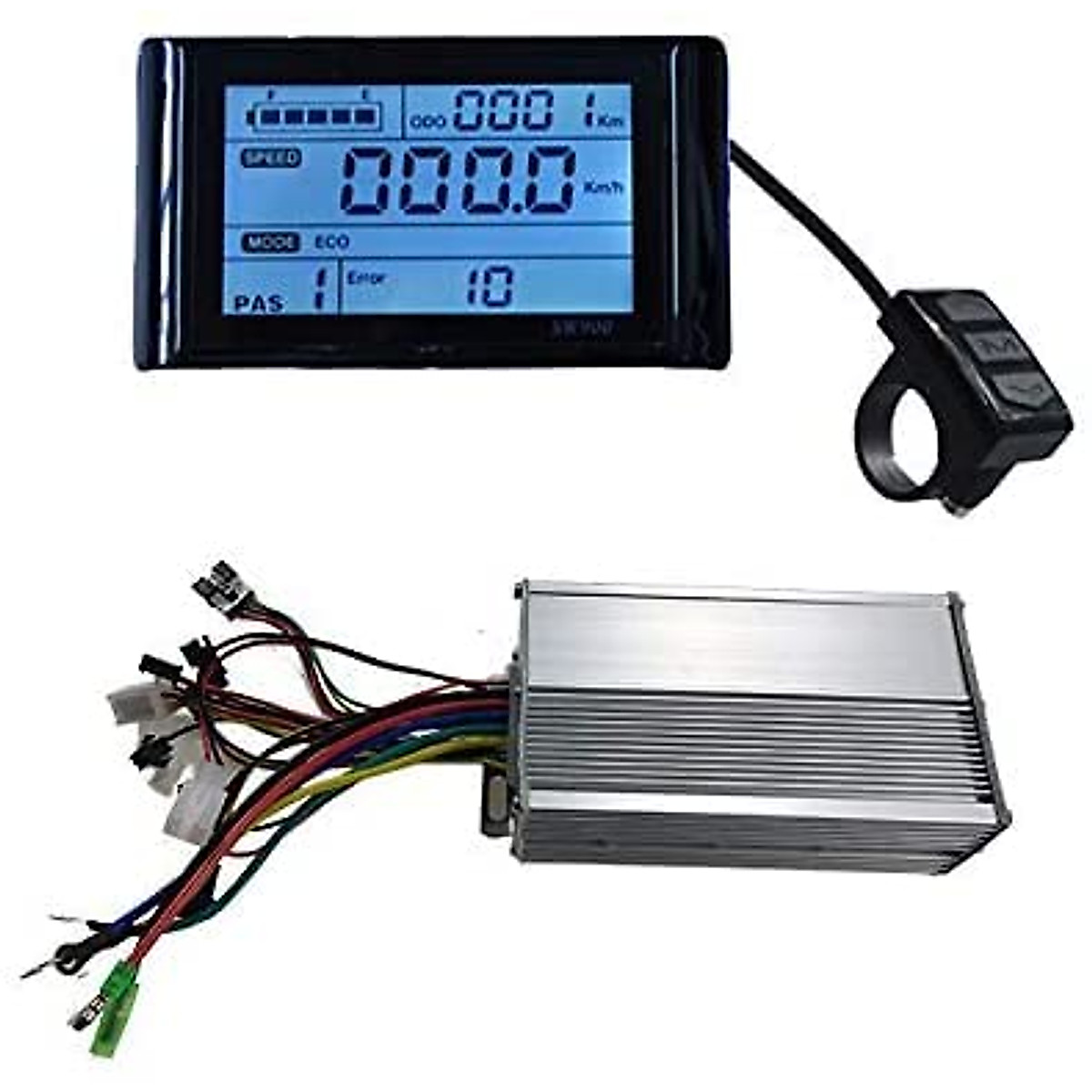 E-Bike 48V 1000W 700c Bike Rear Wheel Conversion Kit, Hub Motor with LCD