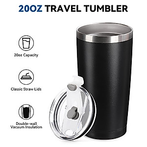 WOELIVE Father's Day Gift for Brother from Sister, Siblings - Best Birthday Gifts Christmas Ideas for Brother In Law - Funny Gag Fathers Day Brothers Gifts - 20 Oz Black Tumbler