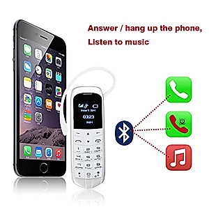 SAYGOHY World Smallest Phone Unlocked Senior Cell Phone Dual SIM Feature Mini Phones with Torch Phone Easy to Use for Elderly and Kids