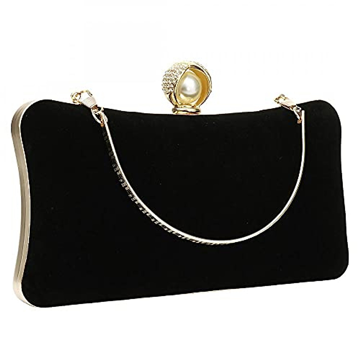 Women Velour Evening Clutch Bags Elegant Handbags Formal Party Clutches Purses for Wedding/Prom/Cocktail