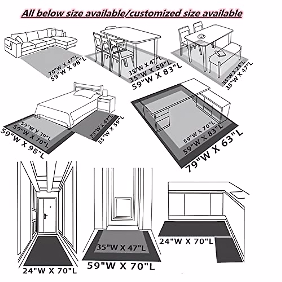 Luxury Navy Blue Marble Area Rug, Black Starry Silver Lines Living Room Rugs, Non Slip Machine Washable Easy Care Carpet for Indoor Bedroom Study Apartment Home Decor - 3 ft x 4 ft