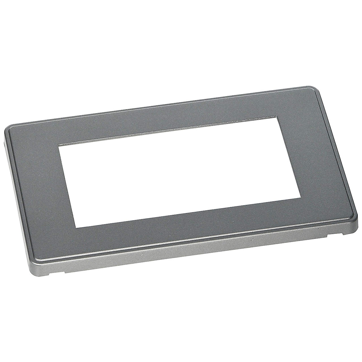 MK Dimensions 4 Module Euro Frame Dark Silver Synthetic Finish Frontplate