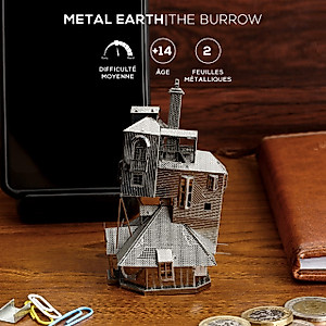 Fascinations Metal Earth Harry Potter The Burrow 3D Metal Model Kit