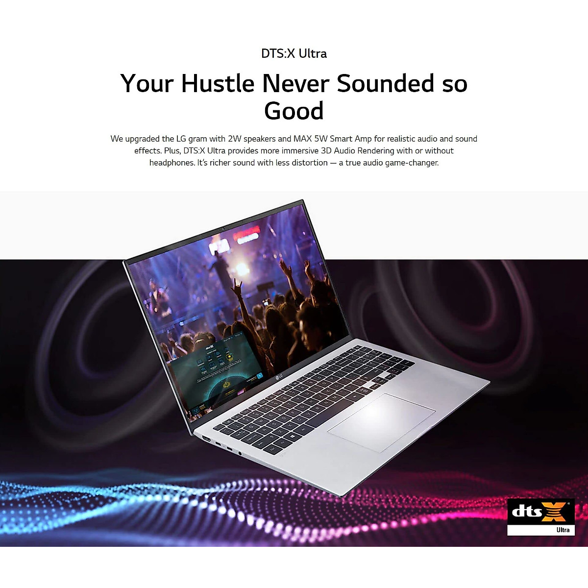 LG Gram Ultra-Lightweight Laptop, Evo i7-1165G7, 16" WQXGA (2560 x 1600) IPS 16:10 Display, DCI-P3 99%, 22 Hr Battery Life, Wi-Fi 6, Thunderbolt 4, Free Upto Win 11 (16GB RAM | 512GB SSD)