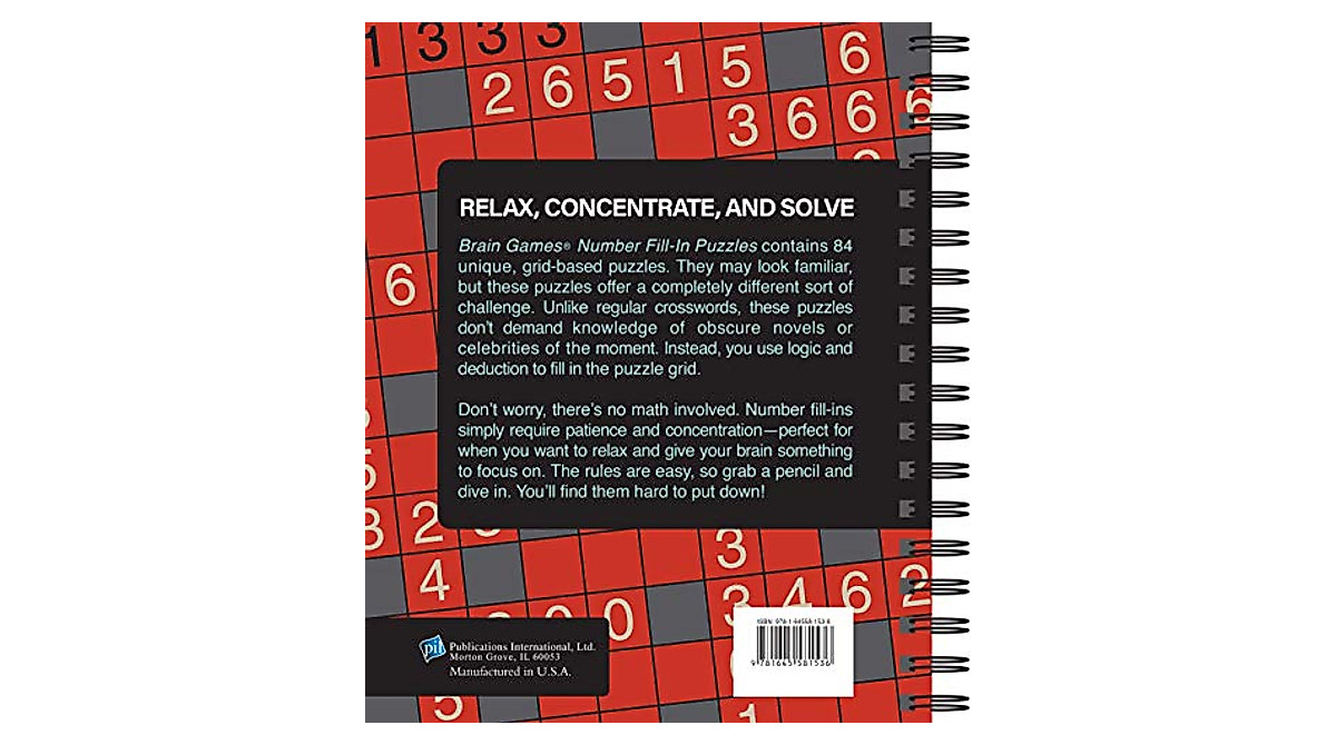 Brain Games: Number Fill-In Puzzles for Endless Fun