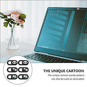 SOLUSTRE Webcam Privacy Shield 6PCS Cover Laptop Lens Cap Laptop Slide Blocker Webcam Cover Slider Webcam Cover Slide for Tablet Privacy Webcam Covers Peeping