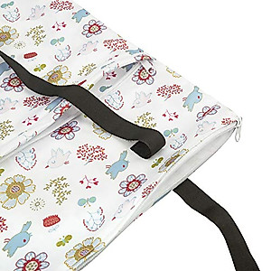 ALVABABY 2 Pack Large Wet Dry Bag Waterproof Hanging Cloth Diaper with Double Zippered Pockets 25x18 inches (Colorful world)