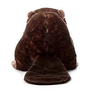 The Petting Zoo Beaver Stuffed Animal, Gifts for Kids, Wild Onez Zoo Animals, Beaver Plush Toy 12 inches