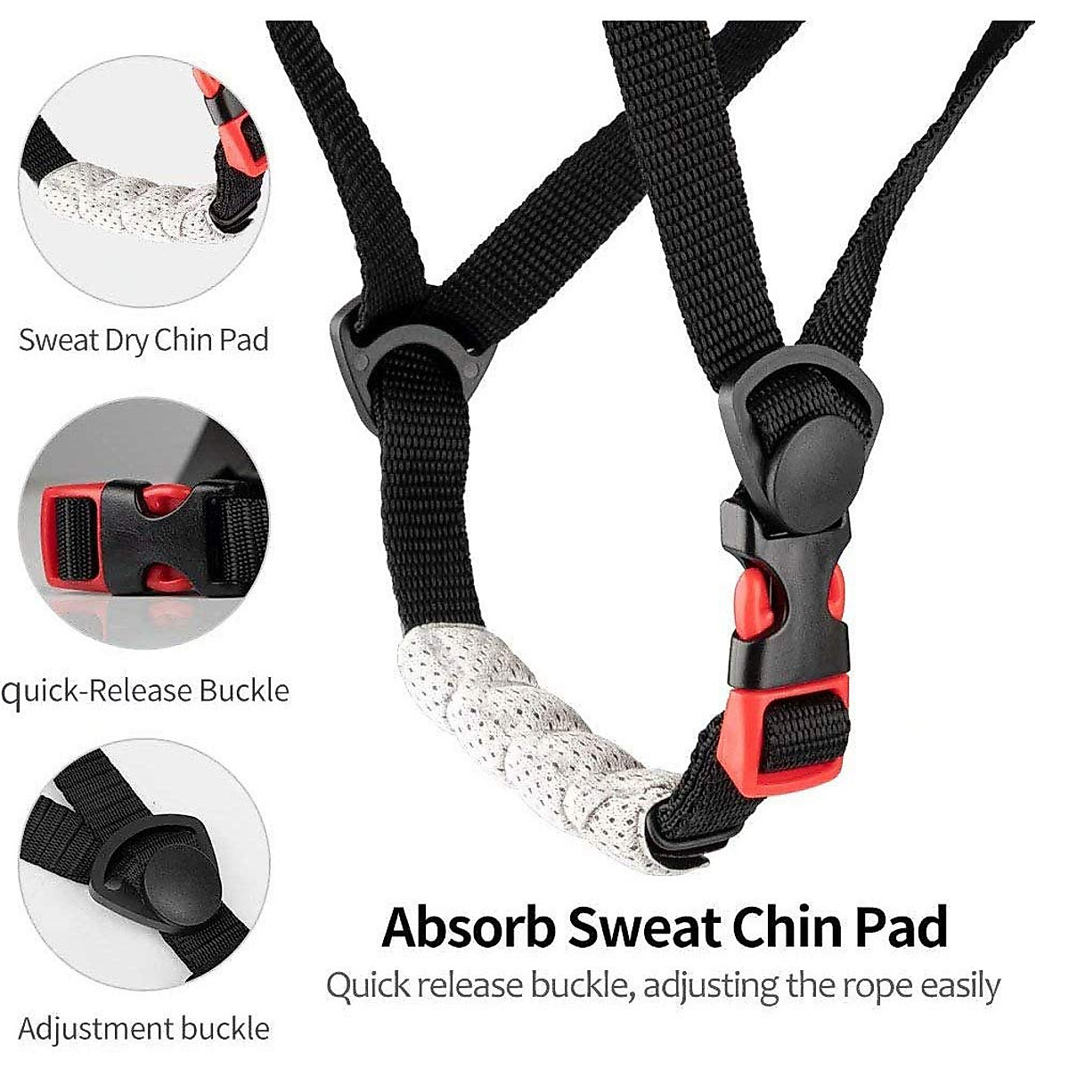 Bike Helmet,Bicycle Helmet Adjustable Size Ultralight Adult Cycling Helmet with Visor, Specialized Cycling Helmet for Men Women ES-022