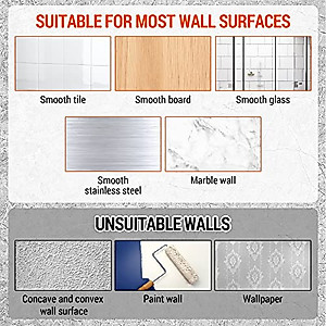 Batur Broom Holder Wall Mount, 4 Pack Super Anti-Slip Broom Holder, Mop and Broom Holder Wall Mount, Self Adhesive Broom Organizer Hanger Gripper for Bathroom, Kitchen, Laundry Room Storage, Black