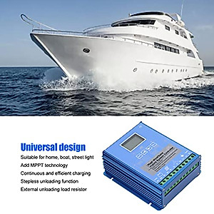 24V 48V MPPT Wind Solar Hybrid Controller Solar Wind Power Accessories, Universal LCD Energy Controller Wind 1000W Photovoltaic 1000W