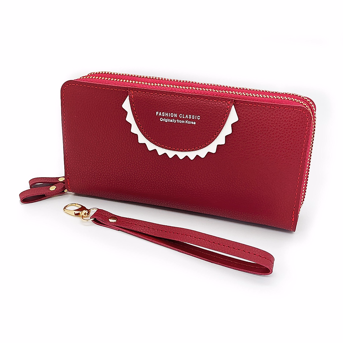 LCLWIN Lifecool RFID Wallets for Women PU Leather Blocking Zip Phone Case