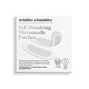 Wrinkles Schminkles Self-Dissolving Microdart Patch for Face - Target & Reduce Wrinkles, Ultimate Facial Hydration and Rejuvenation (4 pairs)