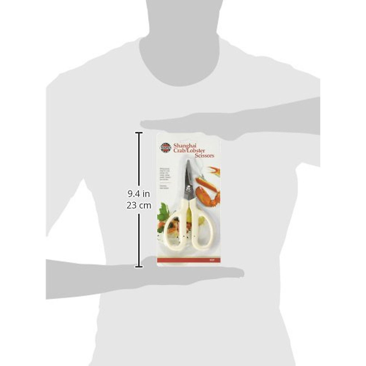 Norpro Shanghai Crab/Lobster Scissors, 6in/15cm, As Shown