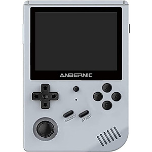 RG351V Handheld Game Console 3.5 Inch Portable Double TF 64G Card Handheld Retro Video Game Built in WiFi Game Console U.S. Seller!!! (Anbernic RG351V Gray)