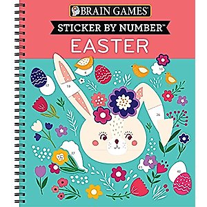 Brain Games - Sticker by Number: Easter