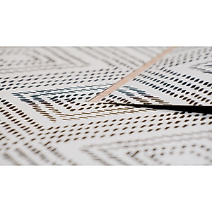 RoomMates FT4602BX Santorini Black and White Peel and Stick Floor Tile