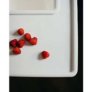 Silicone Full Cover Placemat for IKEA Antilop High Chair, BPA Free, Dishwasher Safe, ezpz Baby Led Weaning Plate, Baby Finger Food