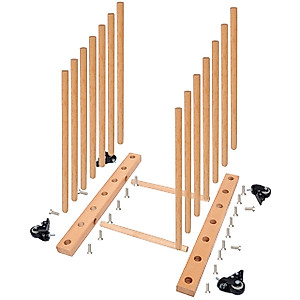 YIVIVEN Art Storage Rack with Wheels, Artwork Storage, Art Drying Rack, Art Canvas Storage, Drawing Board Storage Rack, Frame, Panel, Art Storage Organizer(11.8"x21.6"x19.5")