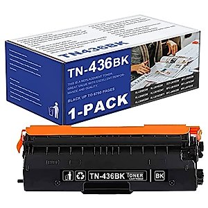 SAOUOT 1 Pack TN436BK TN-436BK TN436 TN-436 Black Super High Yield Toner Cartridge Replacement for Brother MFC-L8690CDW L8900CDW L8610CDW HL-L9310CDWT L9310CDWTT DCP-L8410CDW Printer.