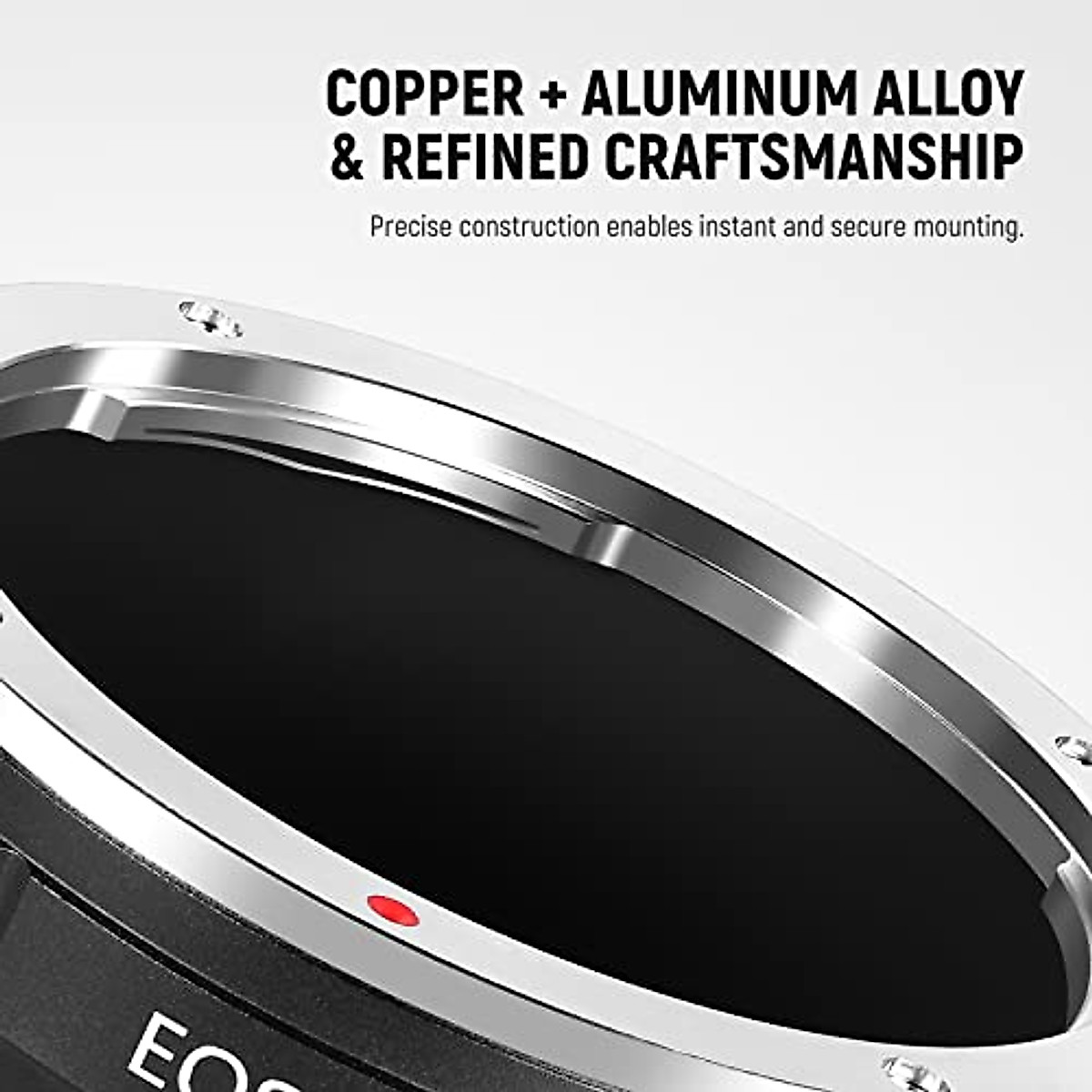 NEEWER Mount Lens Adapter Manual Focus Ring Compatible with Canon EF/EF-S Lens to Sony E Mount Camera A1 A9 A7 A7C A7R A7S A6600 A6400 NEX-7 NEX-6 ZV-E10 FX30, Not Compatible with Canon STM Lenses