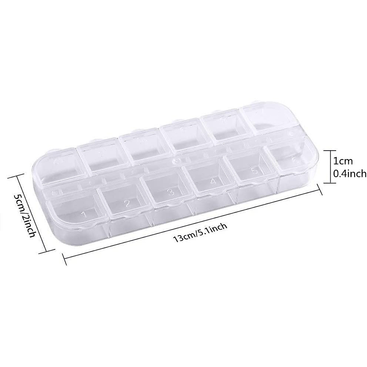 5D Diamond Painting Beads, 6 Shades of Purple and Yellow in 12 Grid Storage Container, 4800pcs Replacement Dots, 12 Vibrant DMC Colors for Your DIY Diamond Painting or Nail Art, DMC Purple&Yellow