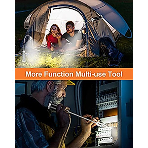 LED Outdoor Grill Light Accessories: Birthday Gifts for Men Him Women Dads Husbands Friends, Father's Day Unique GrillIing Gadgets Barbecue Party Supplies, Super Bright Magnetic BBQ Lights, 2 Pack