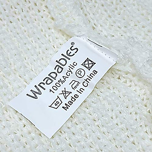 Wrapables Thick Knitted Winter Warm Infinity Scarf, Forest Green