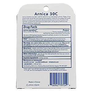 Arnica 30 C Great Value 3 Tubes Pack Boiron 3 Tubes (Pack of 1)