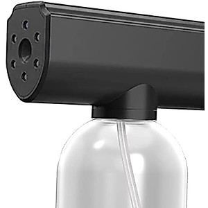wenayu Handheld Rechargeable Nano Sprayer, Portable Disinfectants Fogger Machine, Sanitizer Spray Gun, Steam Gun for Home, Office, School, Garden (Color : Black)