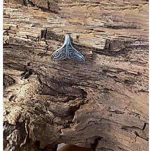 Jewelry Trends Aboriginal Dolphin Whale Tail Sterling Silver Pendant