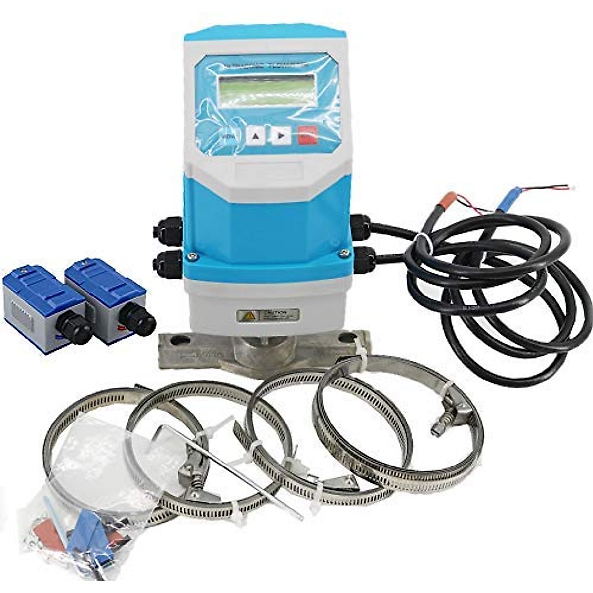 Ultrasonic Flow Meters Portable Waterproof Fixed Ultrasonic Flow Meter Flowmeter Clamp-on Transducer TM-1 DN50-700mm 1.97-27.56in