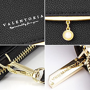 Valentoria Small Crossbody Bag Cell Phone Purse Wallet Leather Card Slot Clutch for Women