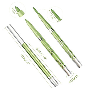 G2PLUS 12 PCS Colorful Eyebrow Pencil, Colored Eyeliners, Colorful Liquid Eyeliner for Eyebrow, Lip Liner Pencil Pen Makeup Cosmetic Set Kit Tool Waterproof