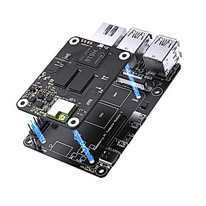 BIGTREETECH CB1 V2.2 + Pi4B Adapter Panel Board Kit, Support with SKR Mini E3 V3.0 Octopus V1.1 Octopus Pro SKR 3 Control Board to Run Klipper VS Raspberry-Pi 4/3B for Voron 3D Printer