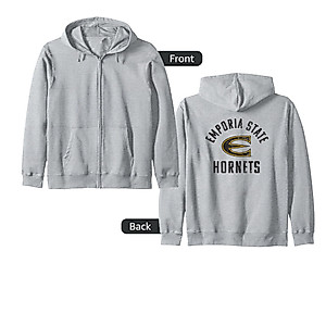 Emporia State University ESU Hornets Large Zip Hoodie