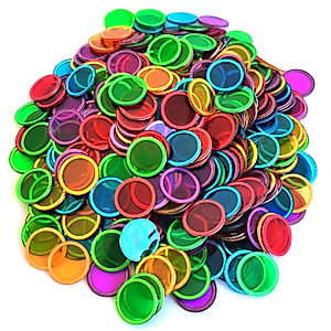 SEETOOOGAMES 300 Pieces Magnetic Bingo Chips Only- Mixed