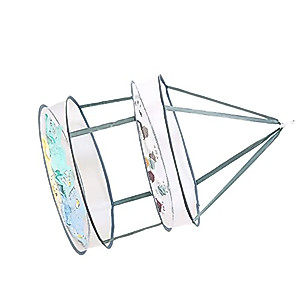 Cabilock 2pcs Foldable Laundry Rack Collapsible Laundry Drying Rack Collapsible Drying Rack for Clothes Foldable Clothes Drying Rack Mesh Clothes Hanging Dryer Sweater Drying Rack Household