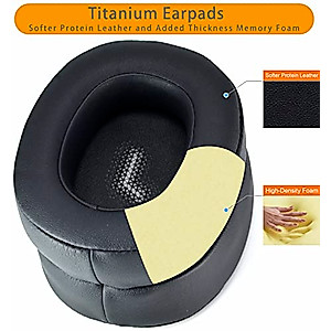 Everest-710 defean Ear Pads Replacement Ear Cushion Compatible with JBL Everest-710 Everest 710 Over-Ear Wireless Bluetooth Headphones, High-Density Noise Cancelling Foam, Added Thickness (Titanium)