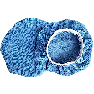 Car Polisher Pad 5 to 6 Inches Buffer Bonnets Waxers Bonnet Set Polishing Pads Bonnet Car Buffer Bonnet Car Wax Cover Kit 5PCS