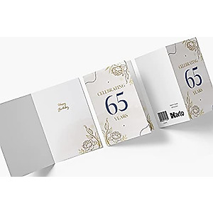 65th Birthday Card for Him Her - 65th Anniversary Card for Dad Mom - 65 Years Old Birthday Card for Brother Sister Friend - Happy 65th Birthday Card for Men Women | Karto – Golden Age