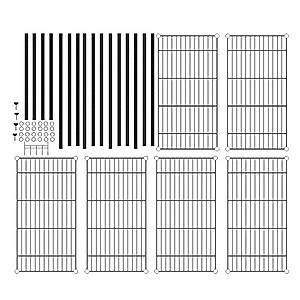 Anfan 6 Tier Wire Shelving Unit Heavy Duty Metal Wire Storage Shelves with Adjustable Leveling Feet & Side Hooks for Kitchen, Garage and Office (Silver)