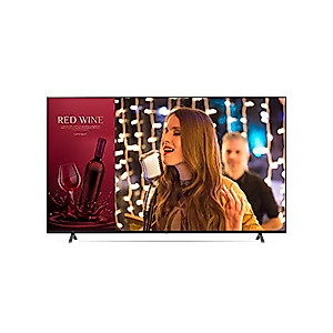 LG 75” 75UR340C9UD UR340C Series UHD Commercial TV with Management Software, Scheduler and Certified Crestron Connected, Black